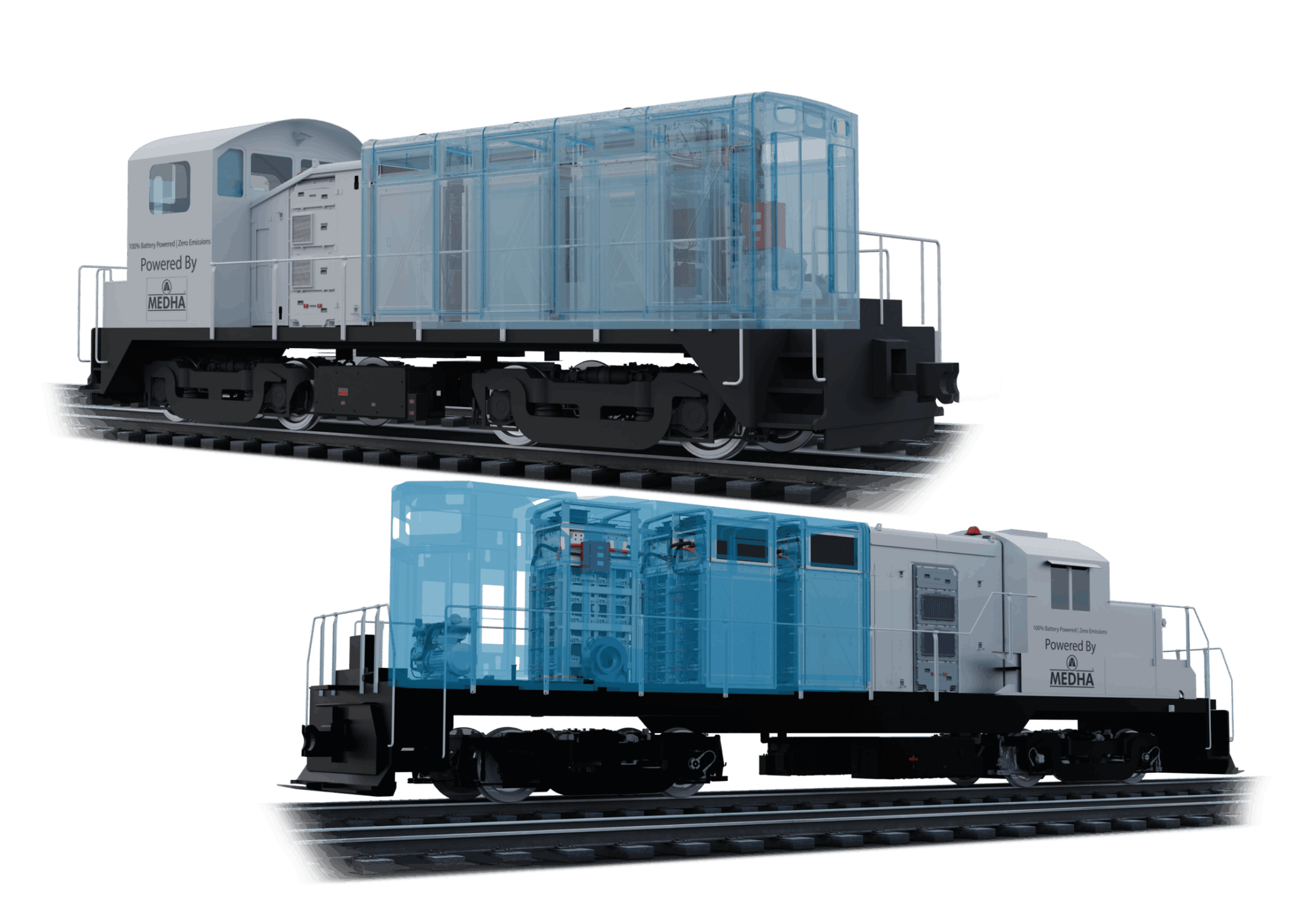 Battery Electric Locomotive - Medha