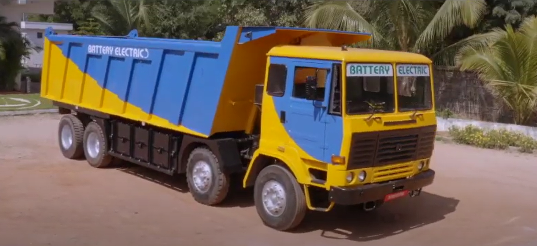 35 t Mining truck with regenerative braking - Medha